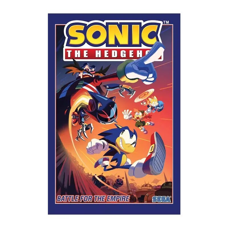 Sonic the Hedgehog - Приключенческий роман с комиксами и картинками (английская версия)