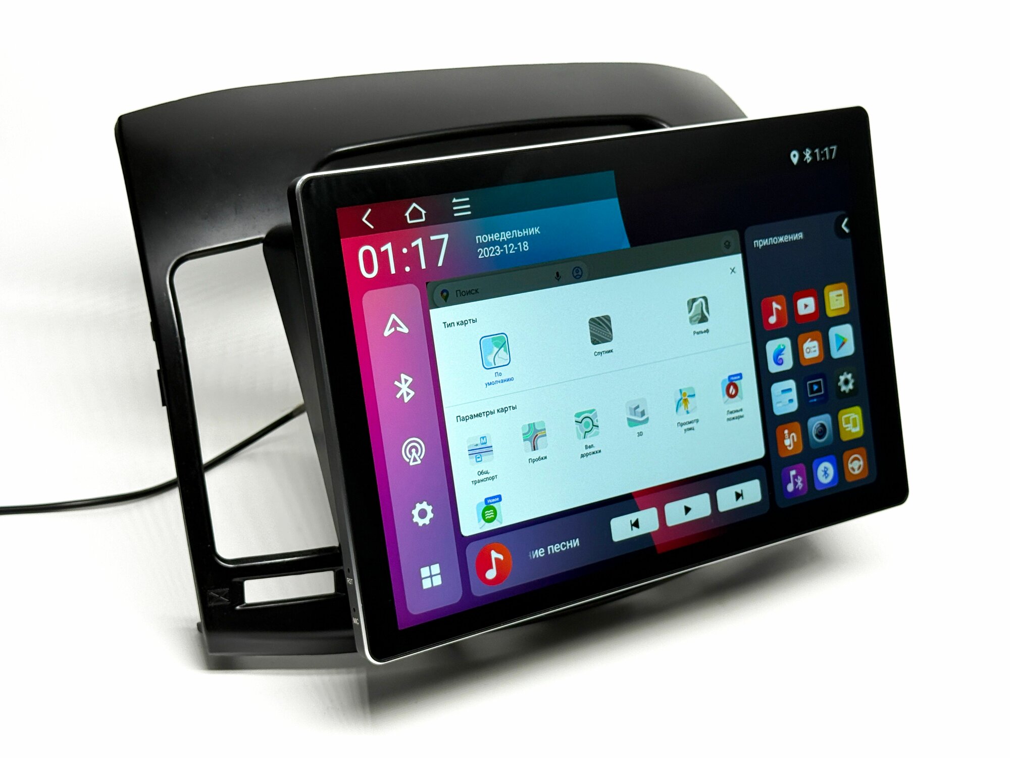 Тесла магнитола 11.5 дюймов 8 ядерная 4/64ГБ Hyundai Elantra HD 2006-2011