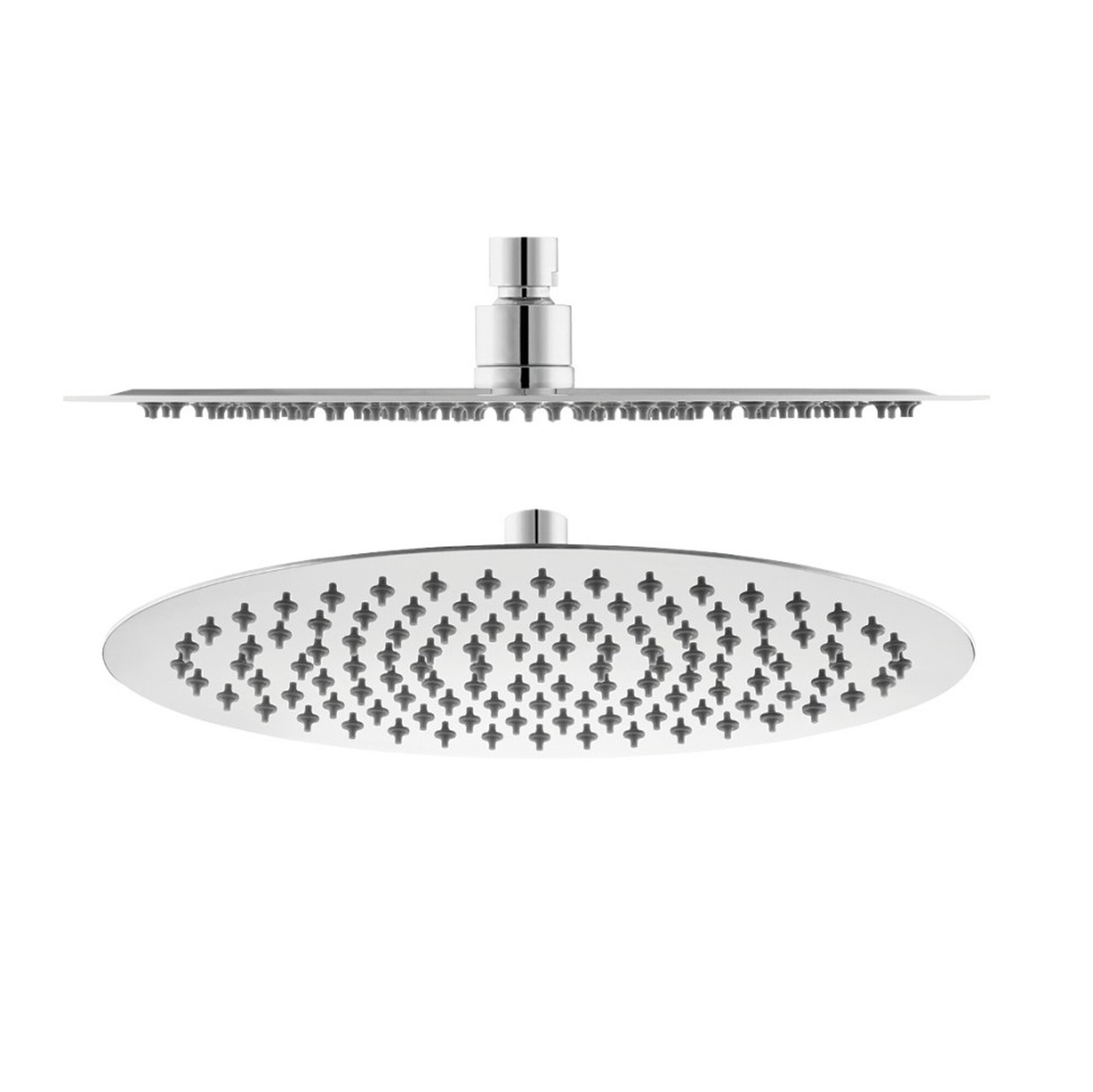 Верхний душ RGW SP-83, овальный, нержавеющая сталь, хром, 250x150