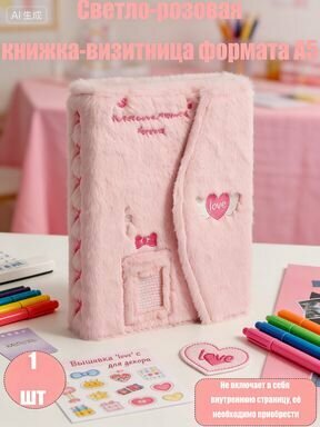 Корейская версия формата А5, плюшевый фотоальбом с мультяшной бабочкой, магнитная книжка-открытка "все включено", трехдюймовая