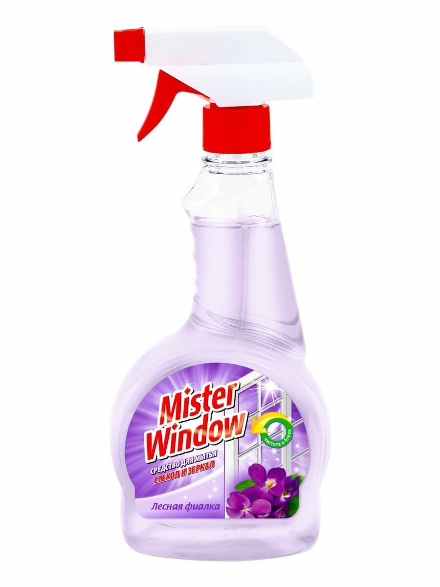 Ромакс Средство для мытья окон mister window Лесная фиалка 500мл