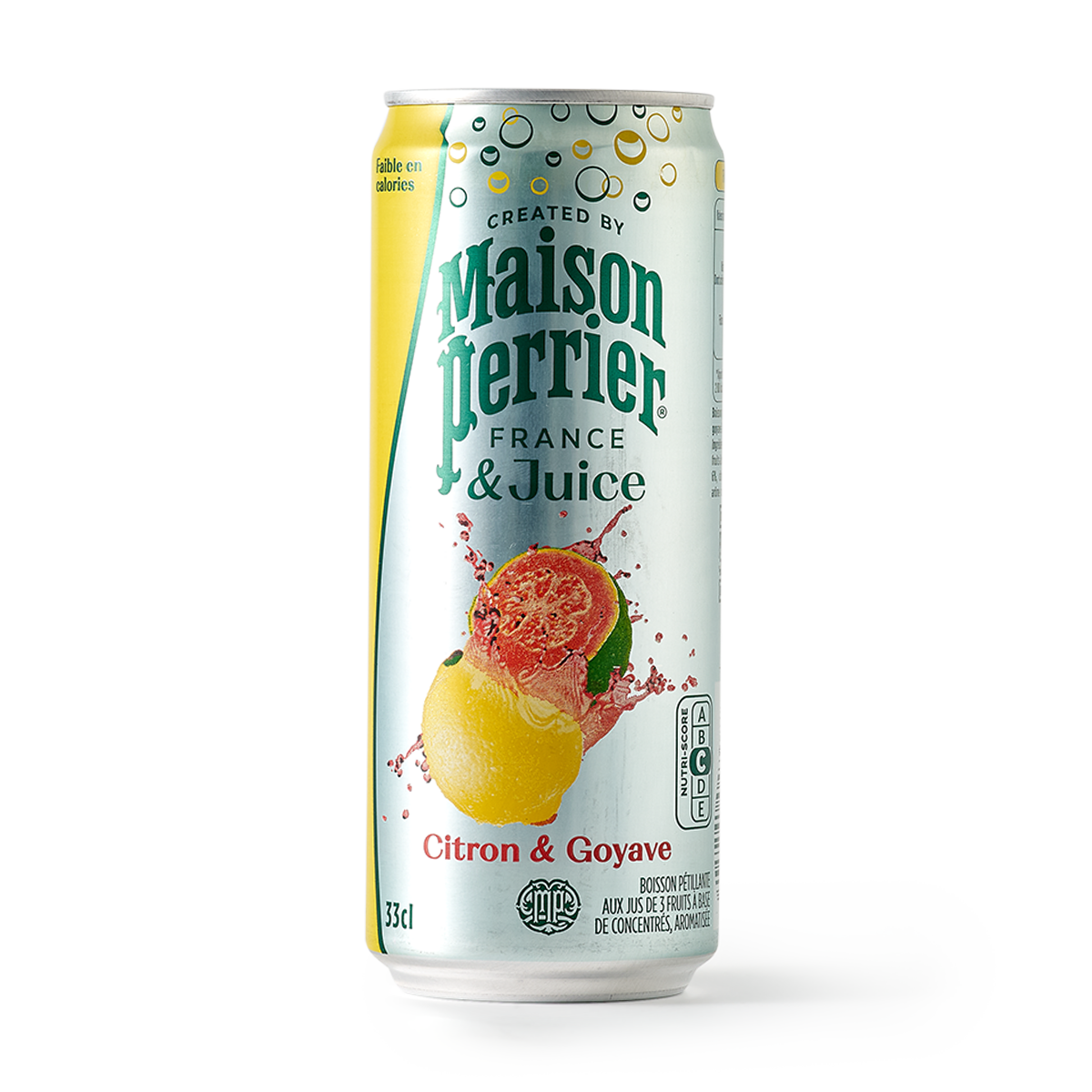 Напиток Perrier&Juice, лимон и гуава, газированный, 330 мл, 1 упаковка