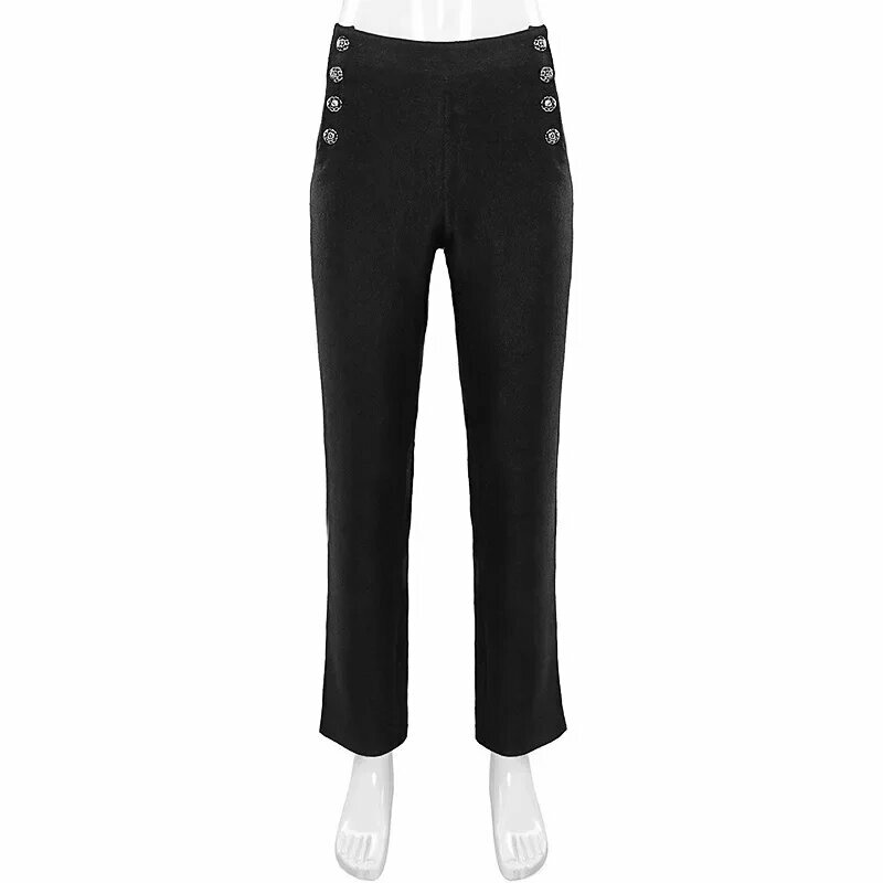 Мужской стимпанк костюм жилет Черный, XL, pants