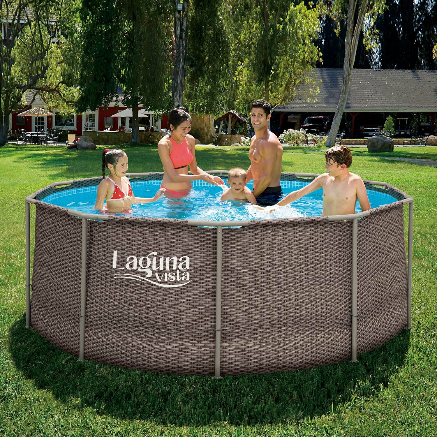 Каркасный бассейн 305х106см Laguna Vista Р20-1042-Р (ротанг)