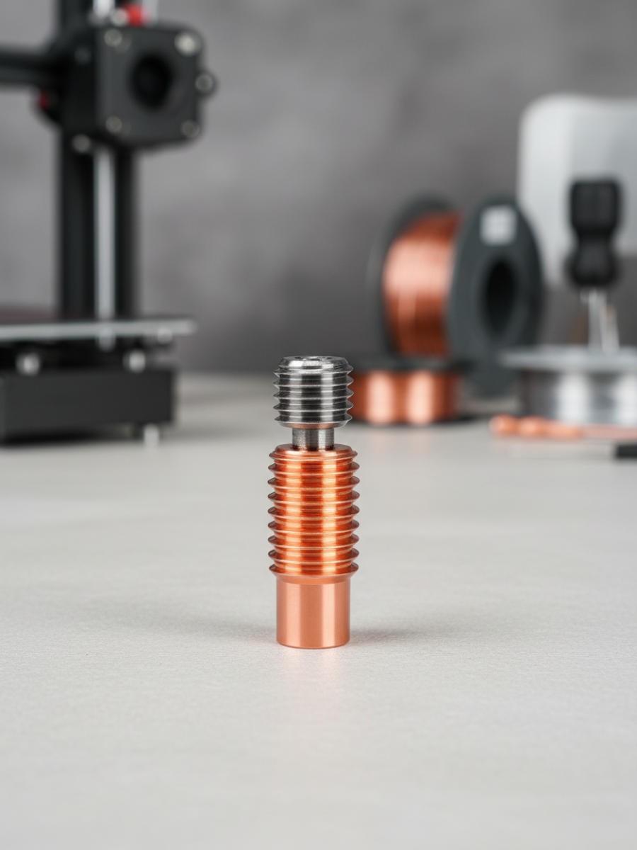 Термобарьер Bi-Metal медно-титановый для 3D-принтера E3D V6