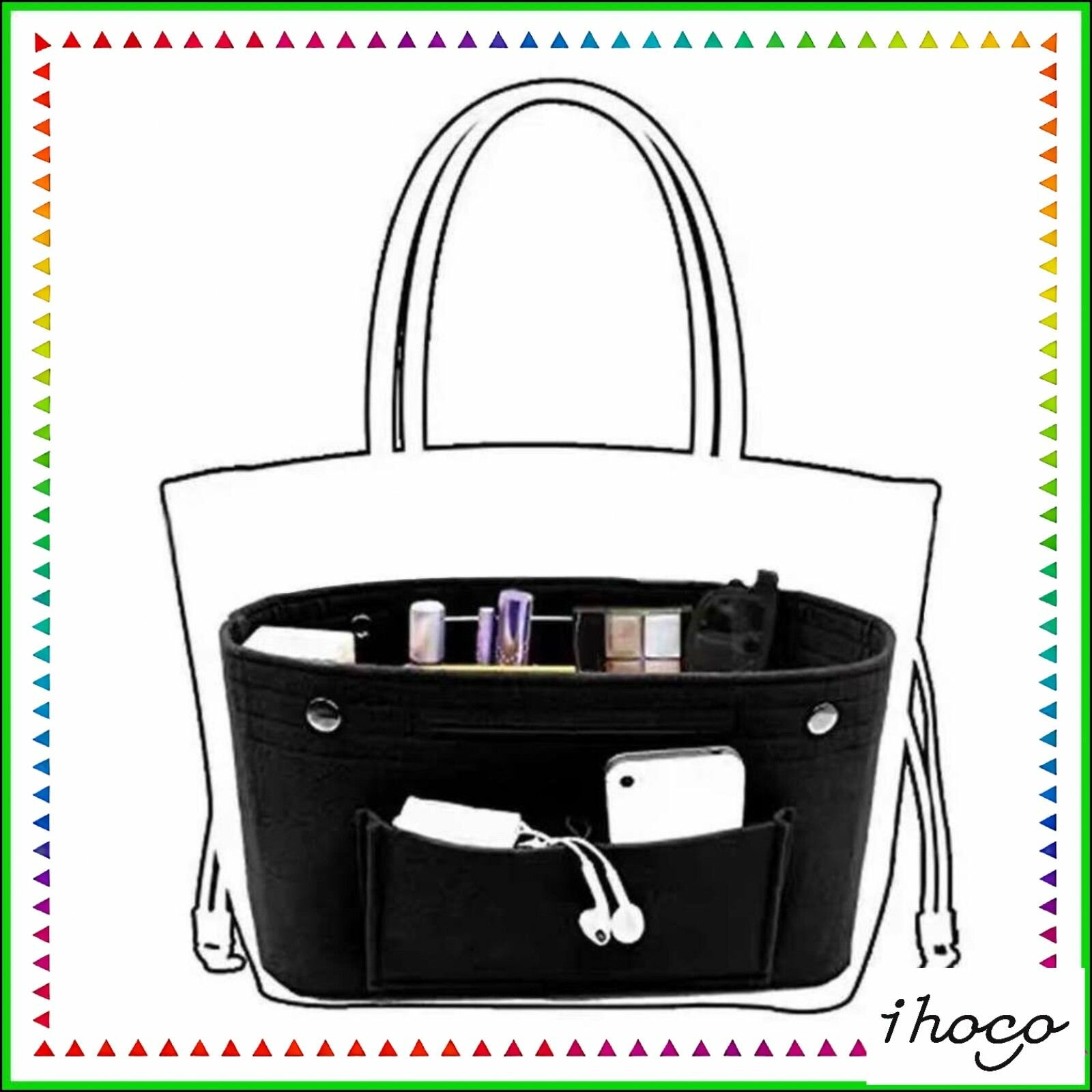 Эксклюзивный фетровый органайзер, черный