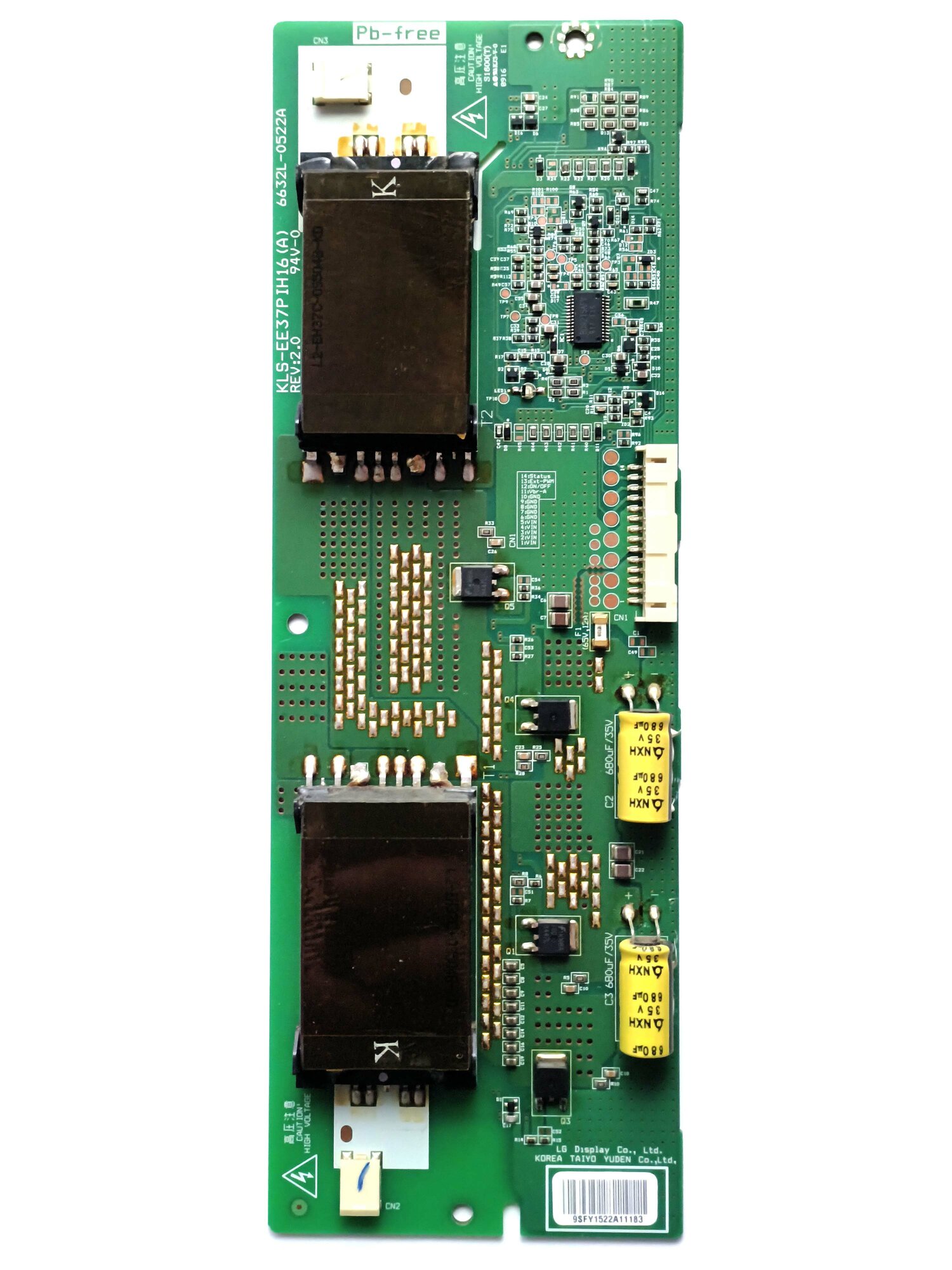 Инвертор KLS-EE37PIH16 (A) REV 2.0 / 6632L-0522A для телевизора LG 37LG3000