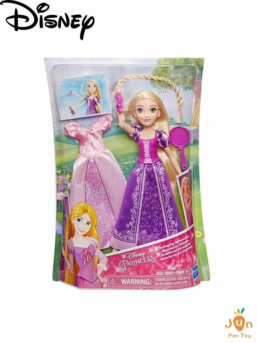 Кукла Рапунцель Бесстрашные Приключения Принцессы Дисней Disney Princess Rapunzel Fearless Adventures / Детские модные куклы Disney с костюмами и аксессуарами, Подходит для детей старше 3 лет