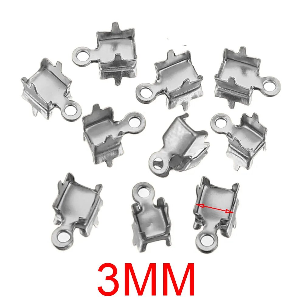 Обжимные соединители 3 мм, S3MM, нержавеющая сталь