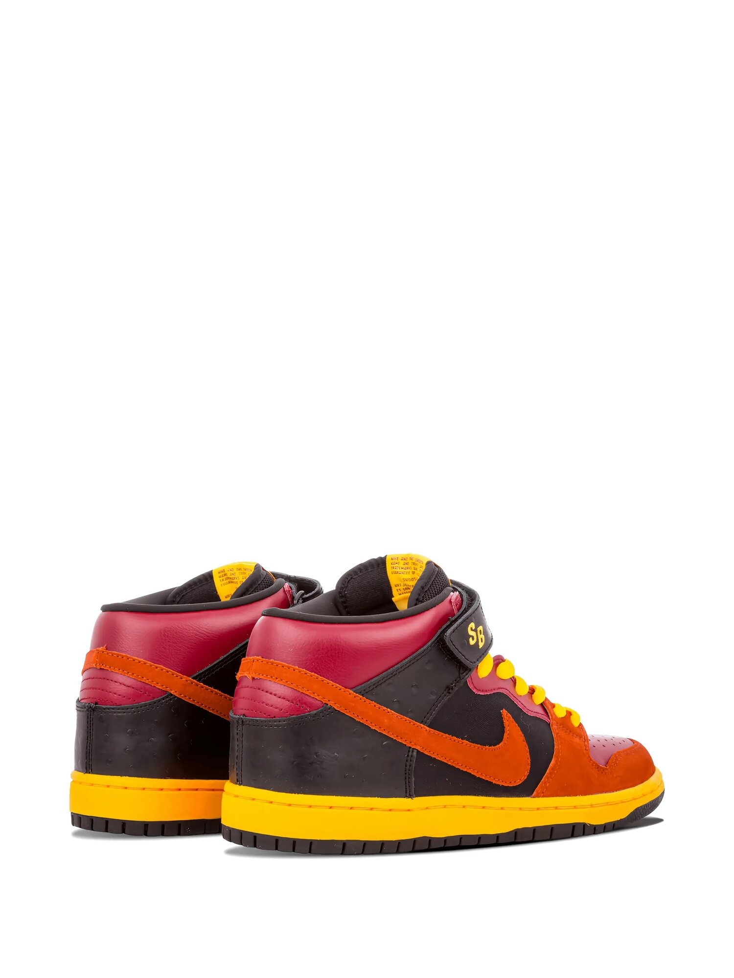 Кроссовки NIKE Dunk Mid Pro SB, размер 11.5 US, black/black — фото 1
