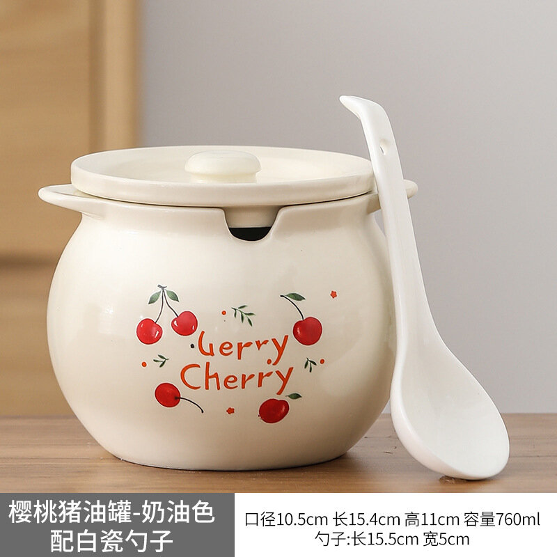 Керамический контейнер для масла для домашнего использования, устойчив к высоким температурам, можно хранить в холодильнике, специальная банка для острого масла, кухонный контейнер, герметичный.