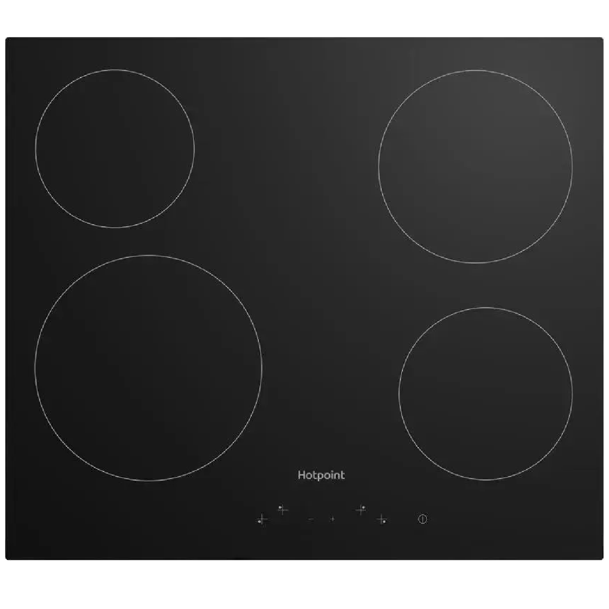 Электрическая варочная панель Hotpoint HR 6T1 C стеклокерамика, черный