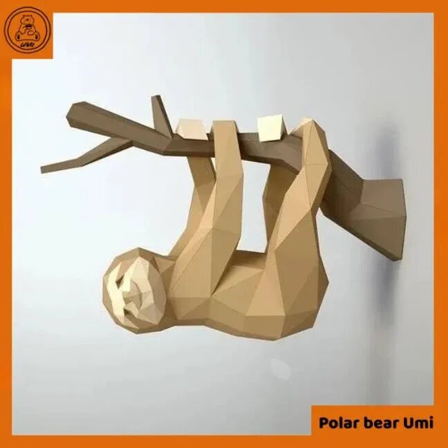 Конструктор бумажный, 3D набор для творчества, моделирования полигональной фигуры из картона, развивающий, подарочный / инструменты для сборки в комплекте