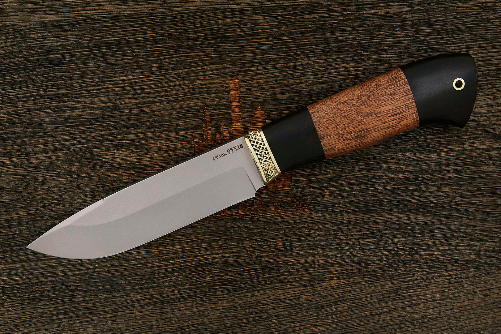 Нож туристический Эльбрус Беркут, клинок 130мм, сталь 95Х18