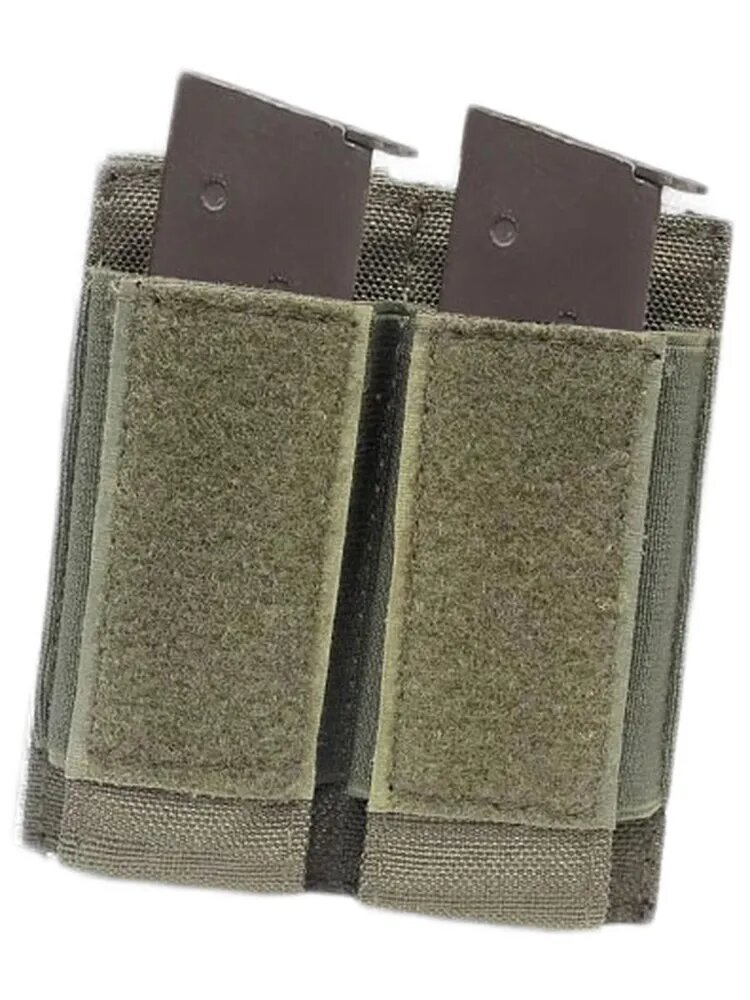 Кейс для магазинов 9 мм тактический подсумок для пистолетных магазинов, 10х2 см, зеленый