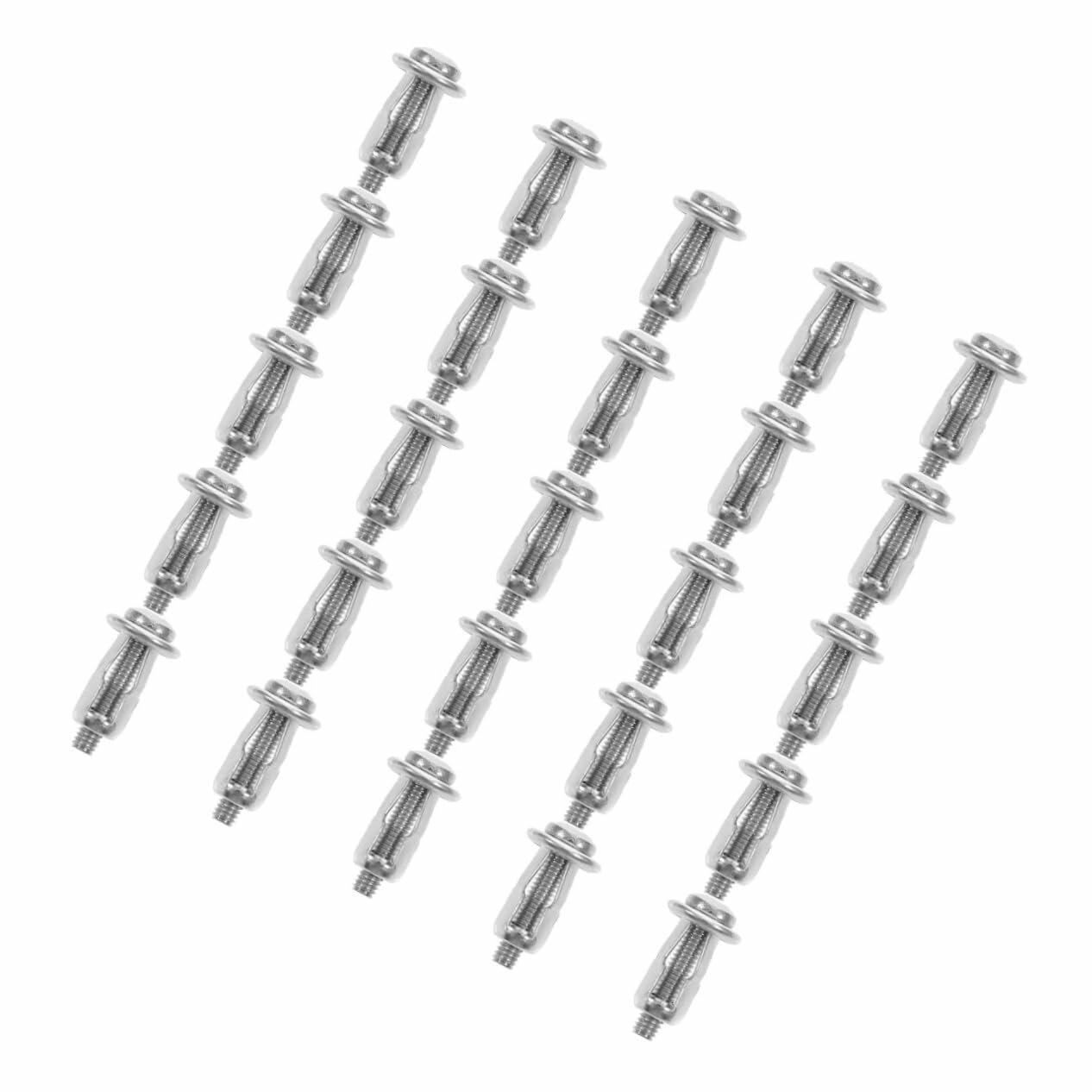 25 шт. расширительные винты для полых стен, дверные анкерные лепестковые гайки, крепежные болты для кирпичей