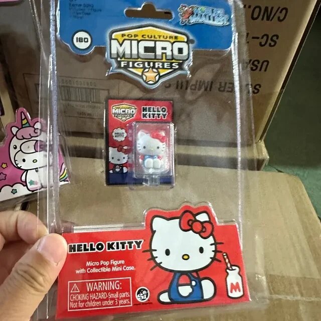 Миниатюрные фигурки Hello Kitty от Sanrio, коллекционные предметы, модели, игрушки, украшения и подарки на детские дни рождения.