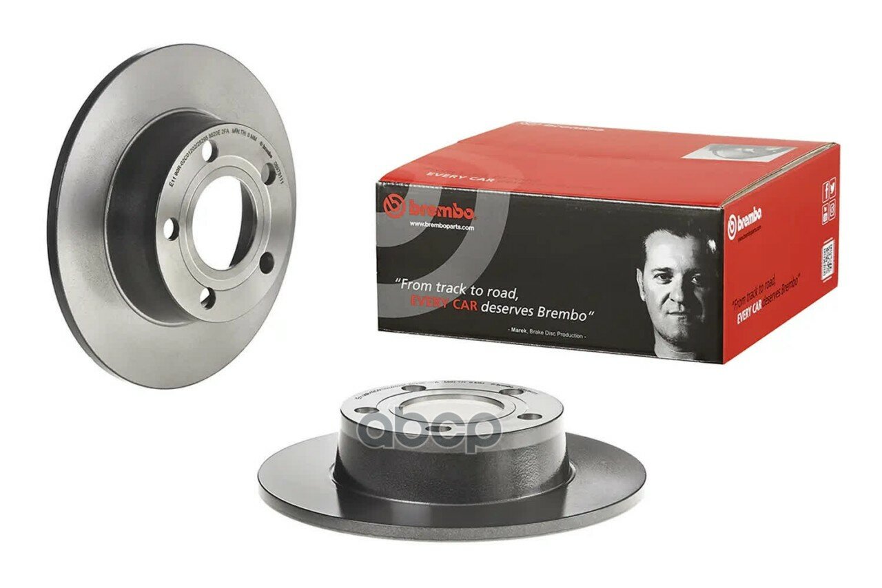 Диск тормозной задний Корея Brembo арт. 08975111