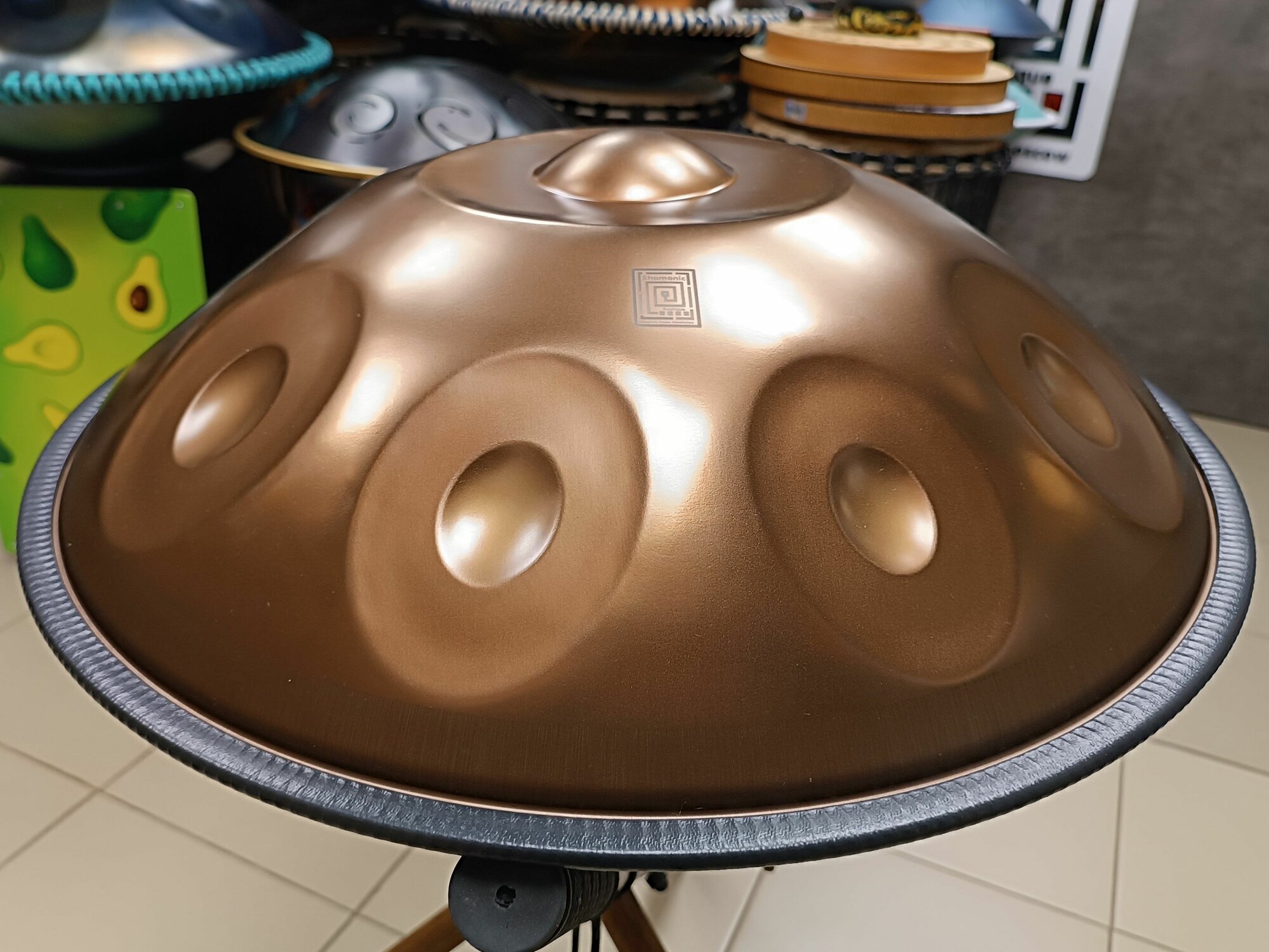 Ханг Mini Hand Pan Shamanic D Kurd 19" (48 см) из нержавеющей стали в кейсе