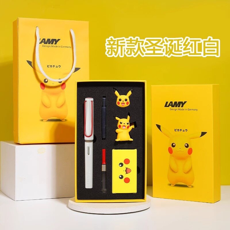 Немецкая перьевая ручка LAMY Hunter Pikachu в подарочной коробке, подарок для мужчин, женщин и студентов для практики письма, подарок на день рождения.