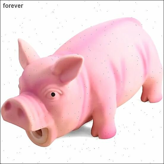 Игрушка для собак из латекса "Поросенок хрюкающий", 210мм