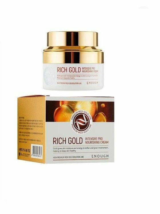 Питательный крем с золотом Enough Rich Gold Intensive Pro Nourishing Cream 50 мл (Корея)