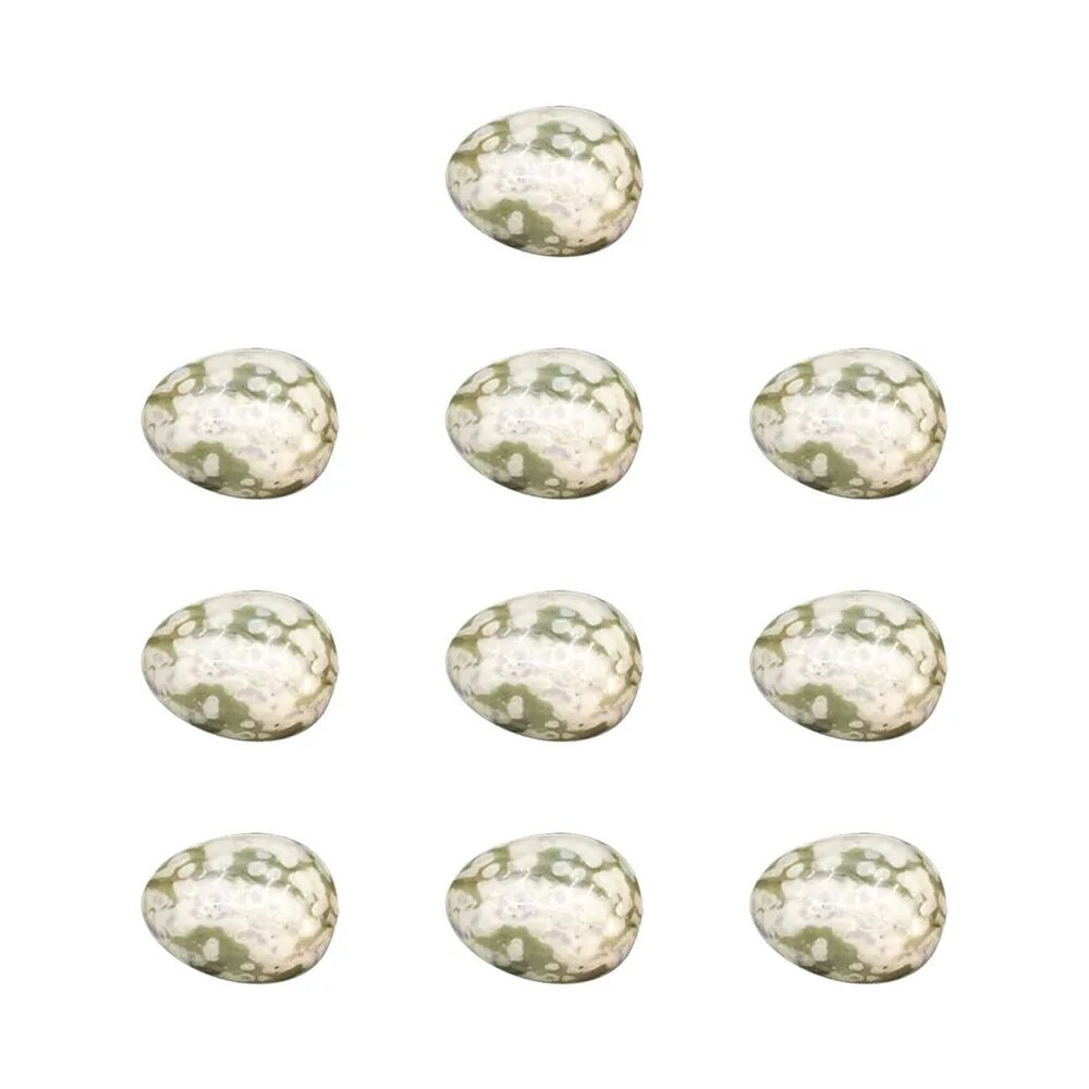 20мм Хрустальные Мини-Яйца, Агатовые Птичьи Яйца, Пасхальные Украшения 10ШТ