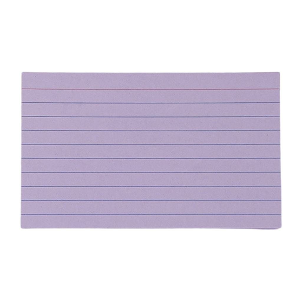 Цветные заметки 3×5 дюймов, 50 шт, Фиолетовый