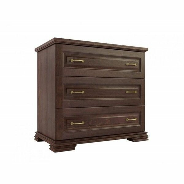 Комод деревянный Лира из массива сосны для дома, спальни, для вещей