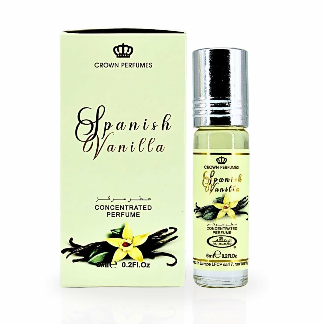 Al-Rehab Concentrated Perfume SPANISH VANILLA (Масляные арабские духи испанская ваниль, Аль-Рехаб), 6 мл.