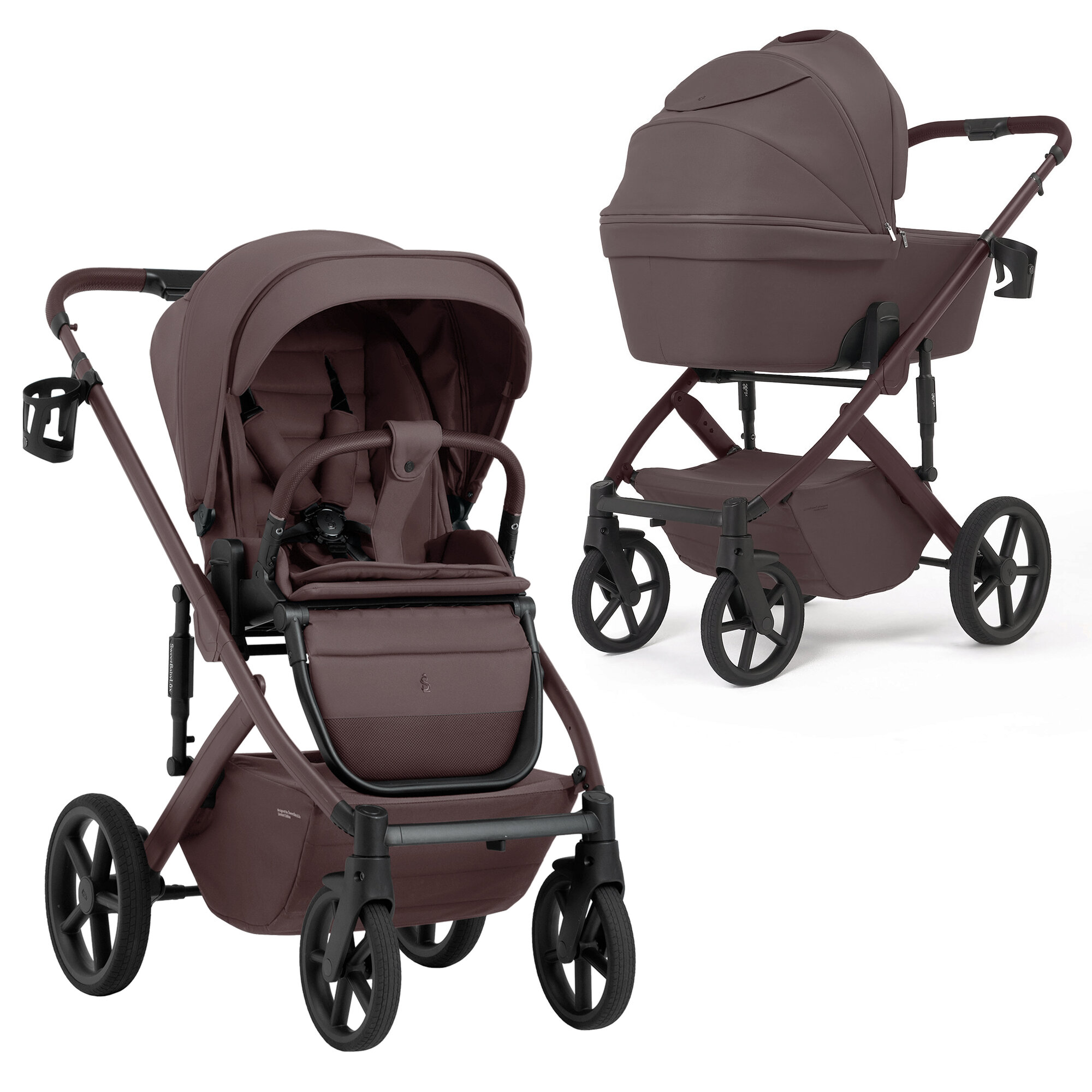 Детская коляска 2в1 Sweet Baby Dolce, цвет Mokka SBL (Коричневый), артикул производителя 427708