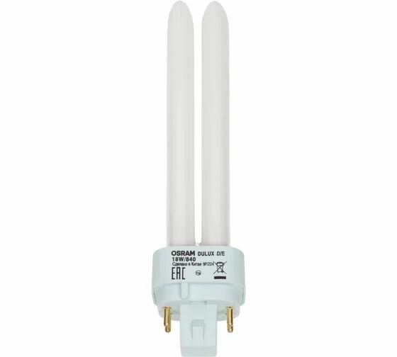Люминесцентная компактная лампа DULUX D/E 18W/840 G24q-2
