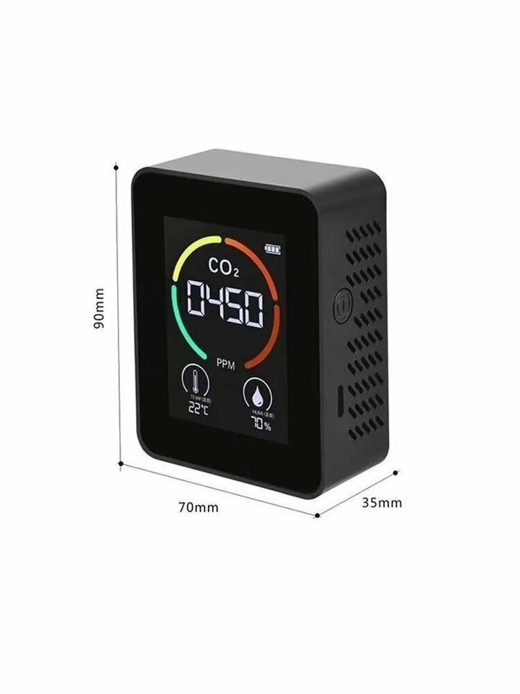 Умный датчик CO2 wifi Tuya Smart Life MTP40-F NDIR CO2 sensor