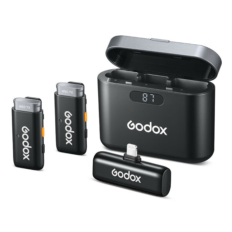 Godox WES беспроводной лавалер-микрофон с шумоподавлением для внешних интервью и прямых трансляций