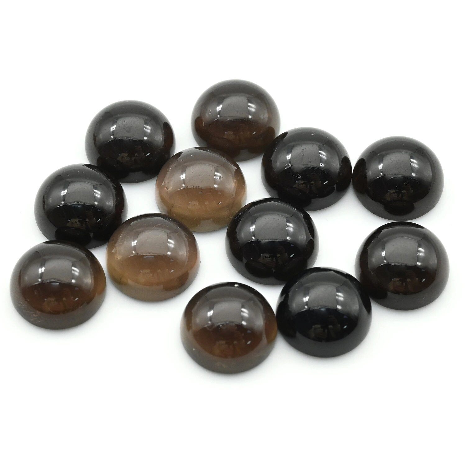 Кабошон из раухтопаза круг 12*12*6мм. (28-16)