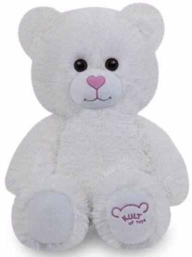 Мягкая игрушка медведь Color Bear, 50 см, белый культ тойс
