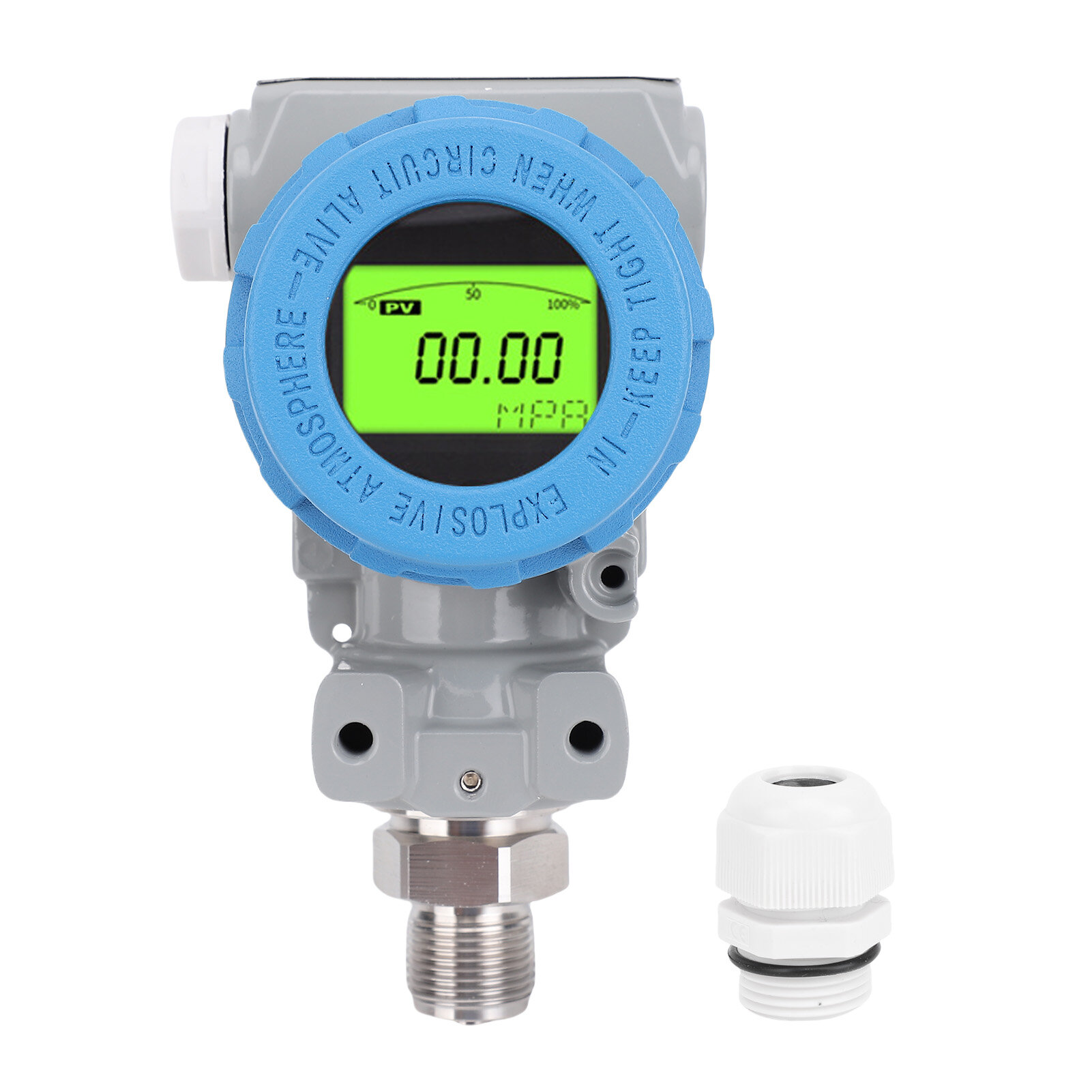 Цифровой датчик давления с HD LCD дисплеем, RS485, взрывозащищенный