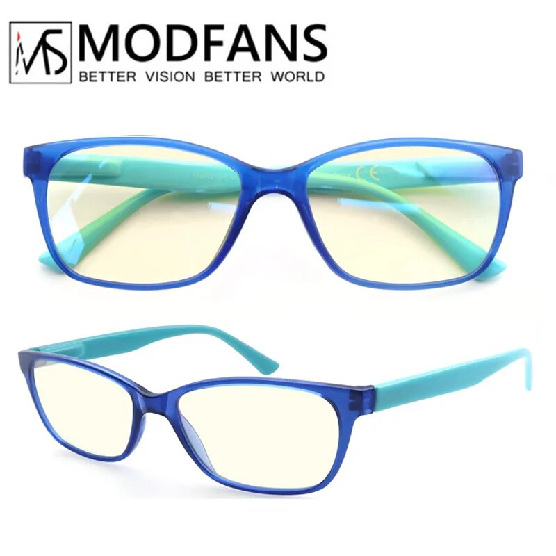 MODFANS компьютерные очки Shiny Blue