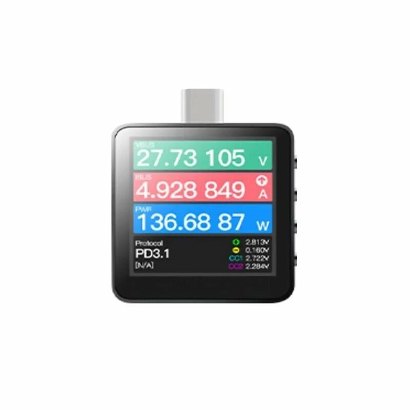 Power-Z KM003C Тестер Быстрой Зарядки USB-C PD3.1 Вольтметр И Амперметр