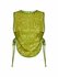 Топ Elisabetta Franchi Sequin piped bib, размер 40, green