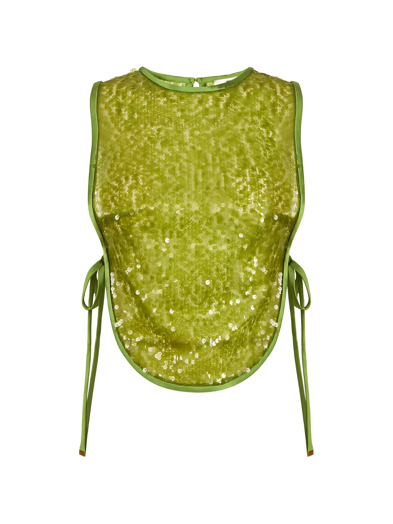 Топ Sequin piped bib
