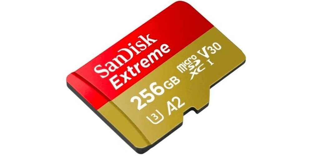 Флеш карта microSD 256GB SanDisk microSDXC Class 10 UHS-I A2 C10 V30 U3 Extreme 190MB/s