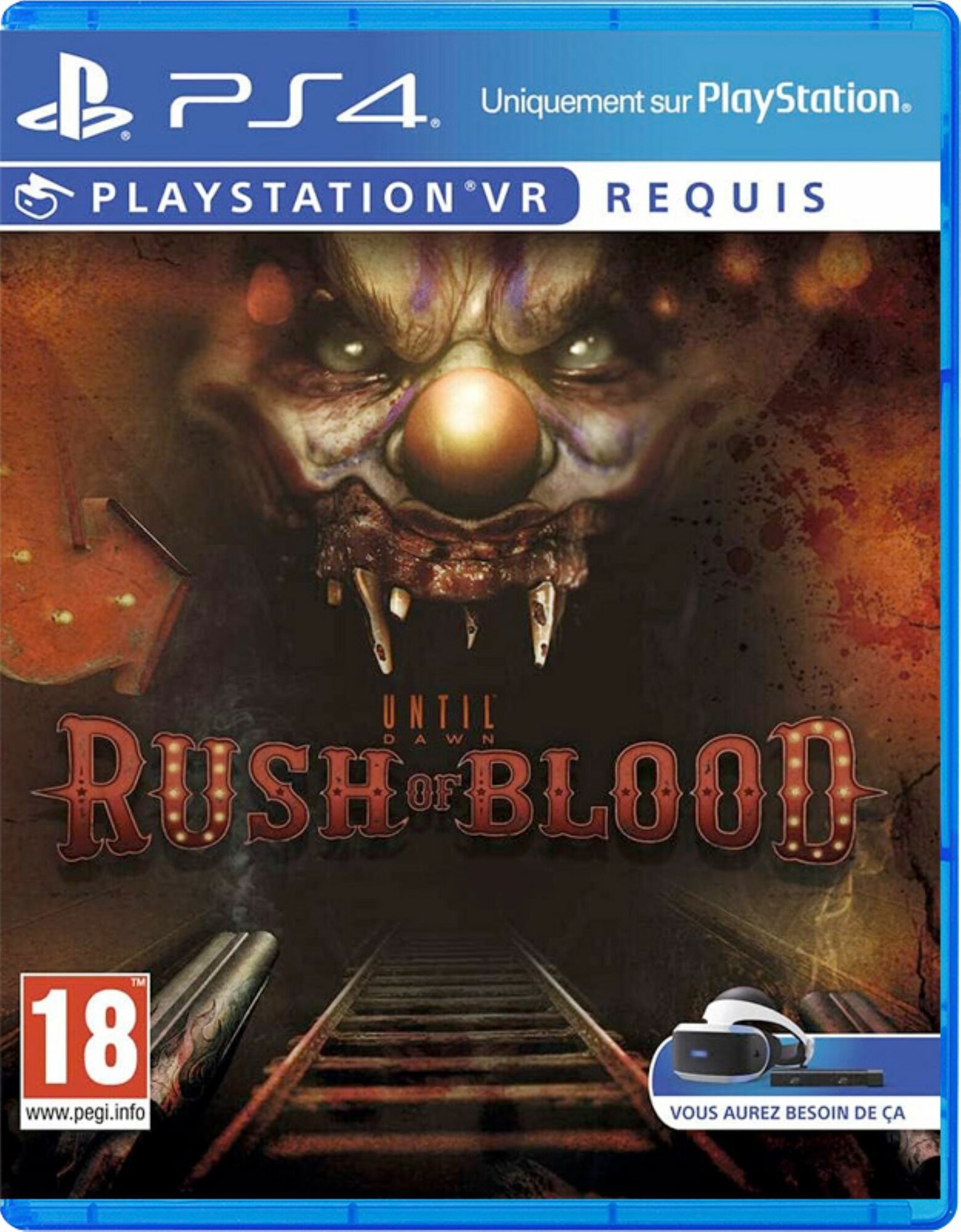Until Dawn: Rush of Blood (только для PS VR) (русская версия) (PS4)