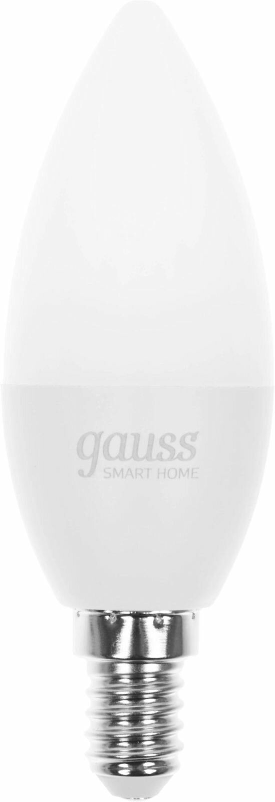 Умная лампа Gauss Gauss IoT Smart Home, E14, 5 ВТ, 470 lm, Wi-Fi, 1 шт (1110112)