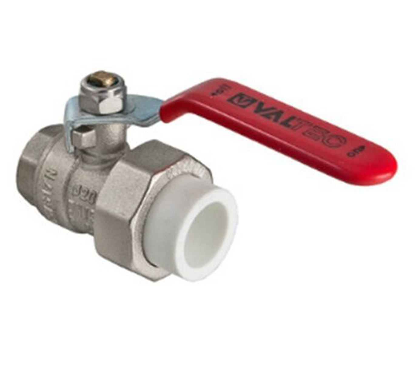 Кран латунный под PPR 25х3/4 вн. р. (с полусгоном) Valtec VTp.742.0.02505