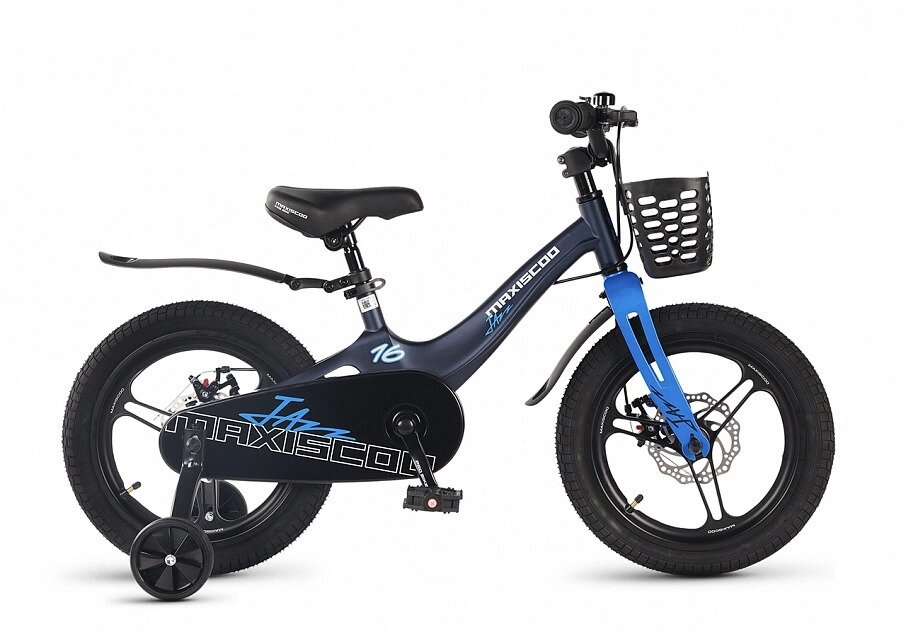 Велосипед MAXISCOO Jazz Pro 16" 2026 (требует финальной сборки), Цвет черный матовый