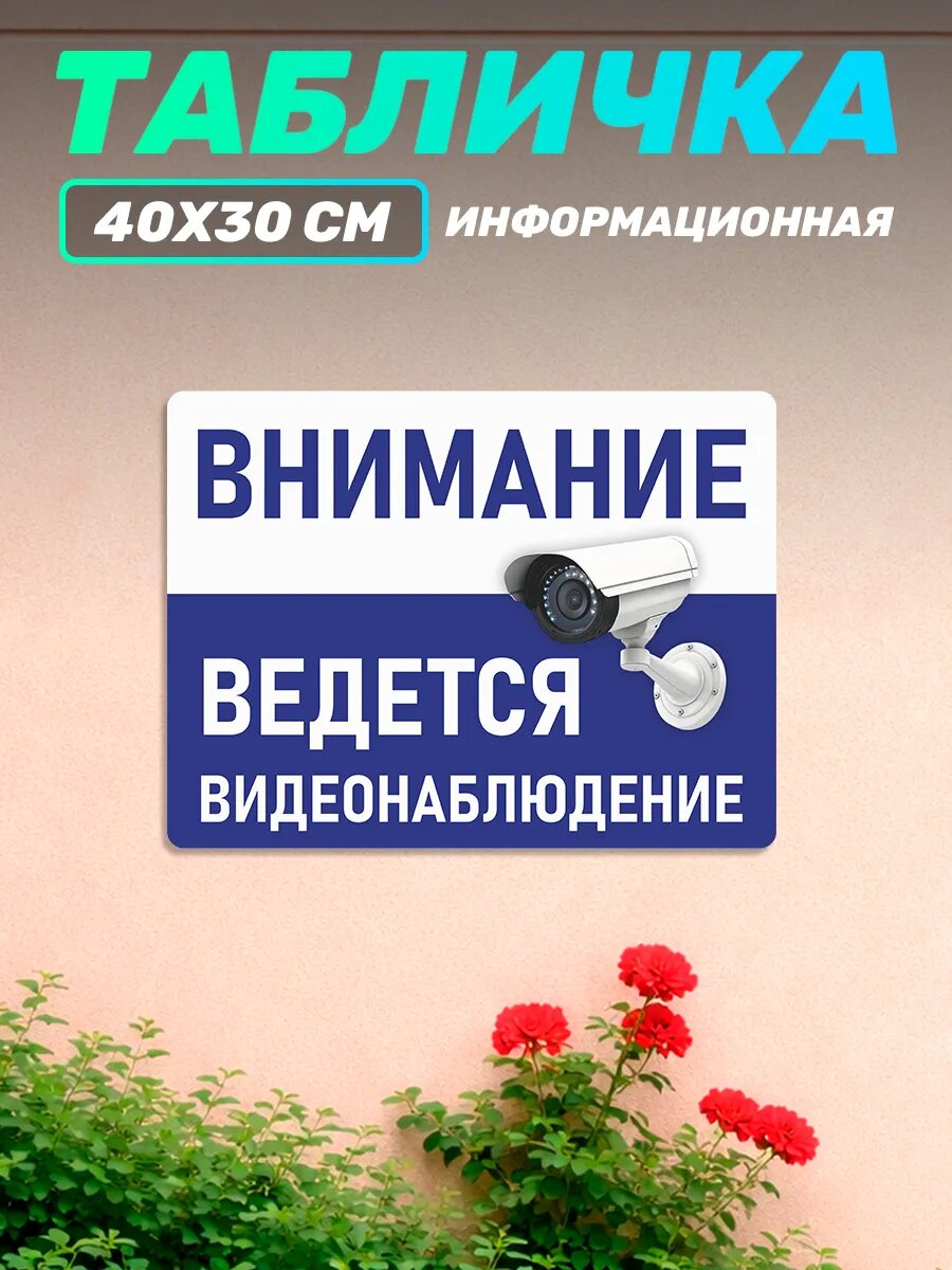 Табличка информационная Ведется видеонаблюдение