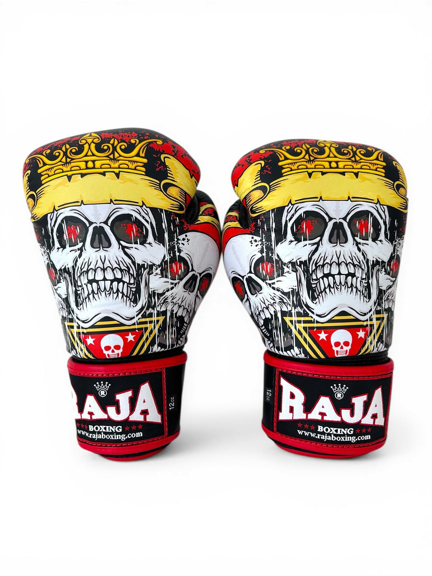Боксёрские перчатки Raja Fancy Skull King 10oz