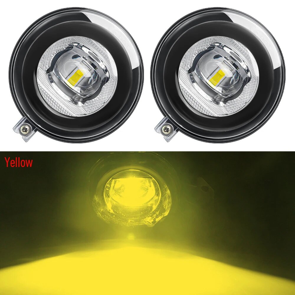 2 светодиодных противотуманных фар с Angel Eye DRL для Chrysler 300 2007 2008 2009 (не Yellow