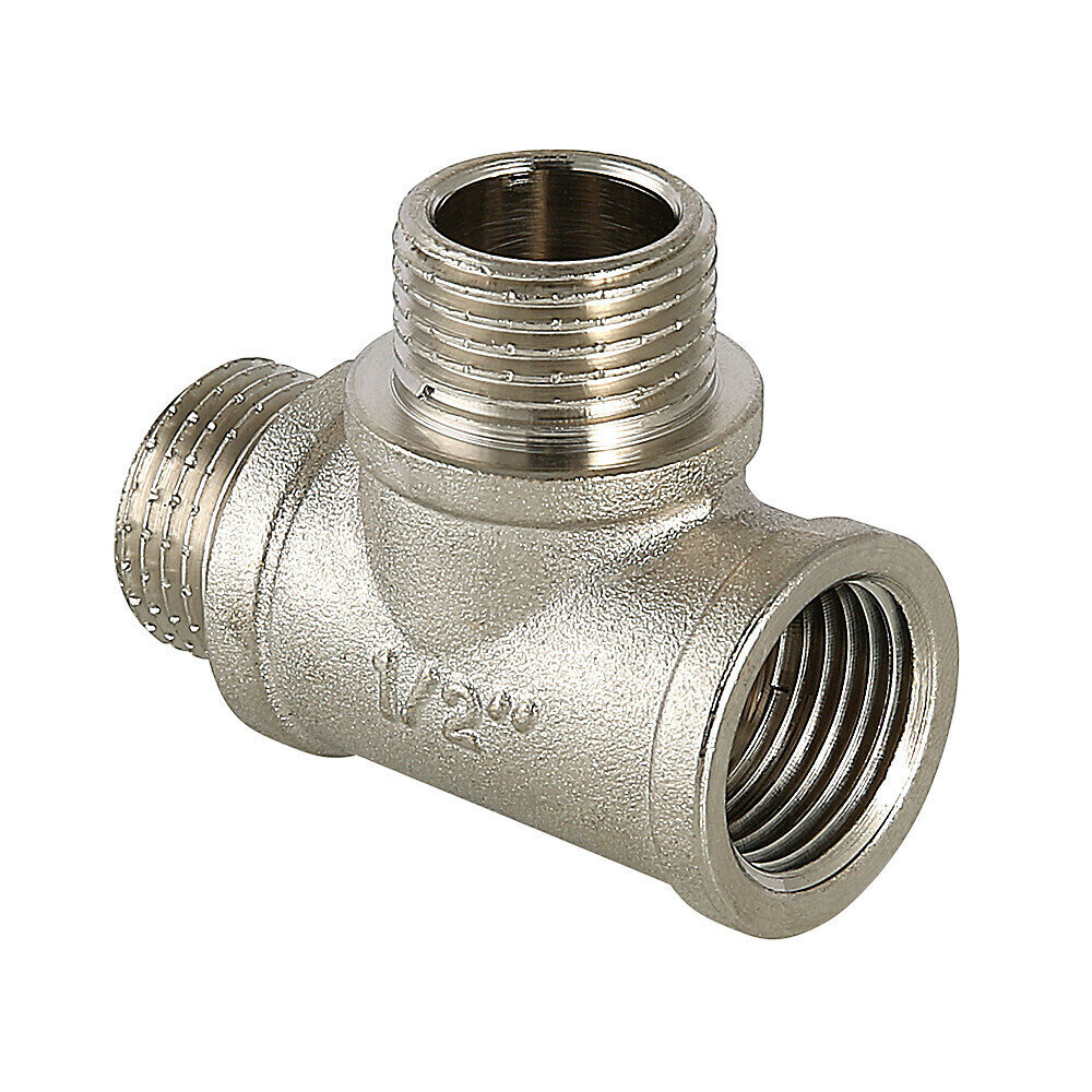 Тройник переходной Valtec 3/4 ВР(г) х 3/4 НР(ш) х 3/4 НР(ш) латунный (VTr.133. N.0005)